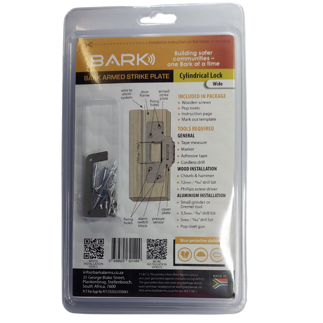 Armed Strike Plate - Cylindrical Wide – ViewProtect